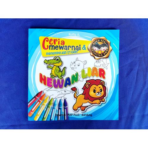 Jual Ceria Mewarnai dan Menempelkan Sticker Hewan Liar - Jakarta Barat ...