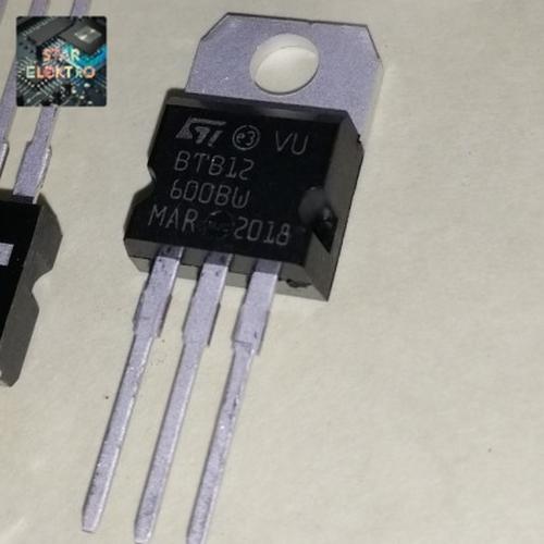 Jual BTB12 600BW 600 BTB12600BW BTB12-600BW Triacs Triac To-220 12A 600V - Kota Tegal ...
