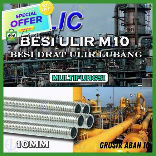 Jual BESI ULIR BESI DRAT LUBANG DENGAN DIAMETER 10MM TEBAL 1MM DAN ...
