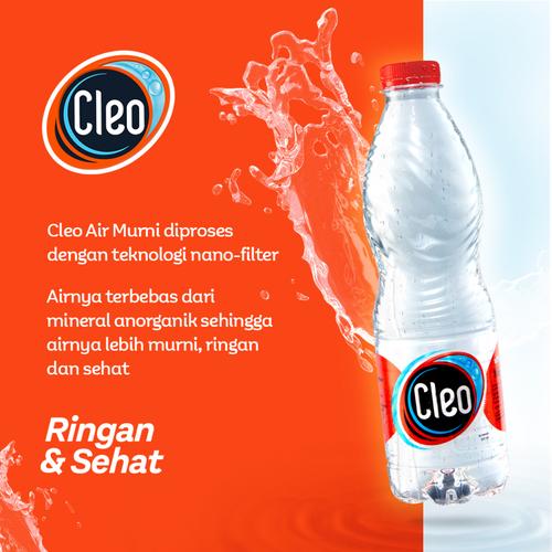 Jual Air Murni Cleo Ecoshape 550 ml CLEO Pure Water 550ML Botol AMDK ...