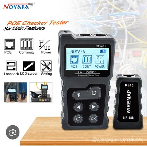 Jual Network Cable LAN Tester Wire Tracker Digital POE Checker Tester ...