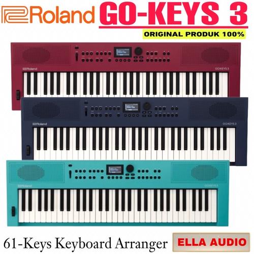 Jual Roland Go Keys 3 Keyboard Roland Go-Keys 3 61-Key Portable ...