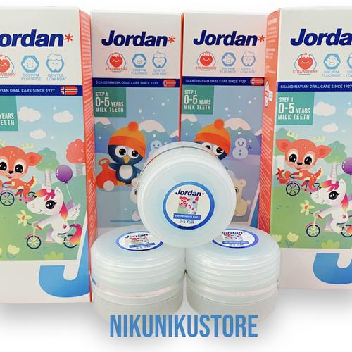 Jual JORDAN Pasta gigi Step 1 ORIGINAL 0-5th Share injar 10gr Jordan ...