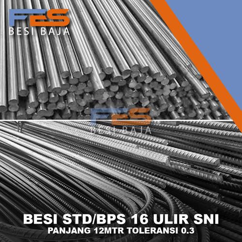 Jual Besi Beton STD 16MM Ulir SNI TS280 - Jakarta Timur - FES BESI BAJA | Tokopedia