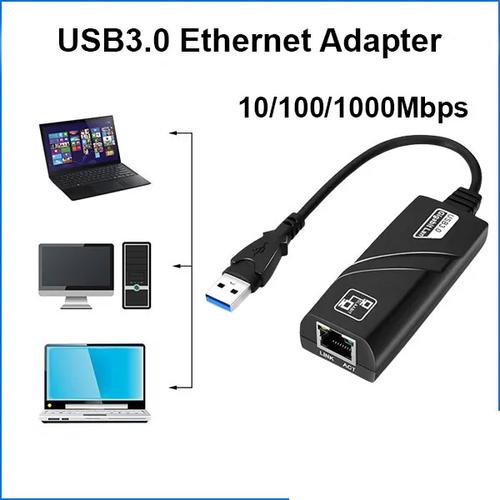 Jual USB 3.0 to LAN 1000Mbps to RJ45 Converter Adapter / Adapter USB to ...