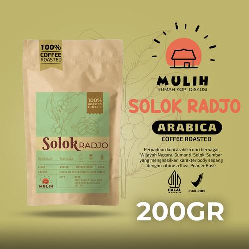 Promo Kopi Arabika Solok Radjo Arabica Coffee Bean Biji Bubuk Asli 200 ...