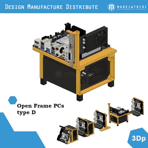 Jual Horizontal computer case mini ITX open frame PC mITX case open air ...