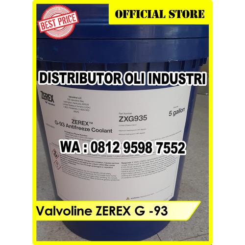 Jual Valvoline Zerex G-93 ( AntiFreeze Coolant - Ready Stock ) - Kota ...