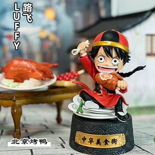Jual Monkey D. Luffy Chinese Street Food Series Stamp Figure Collection ...
