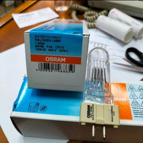Jual 64745 (1000W/240V), HALOGEN DISPLAY / OPTIC LAMP OSRAM - Jakarta ...