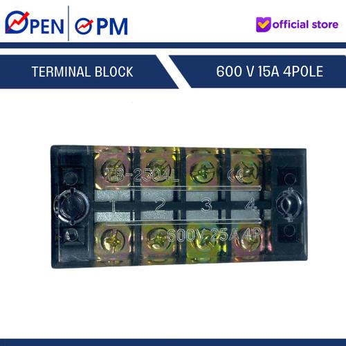Jual TERMINAL BLOCK 4P 15A / BRAND TB 1504 ALPHA - Jakarta Pusat - PUMA ...