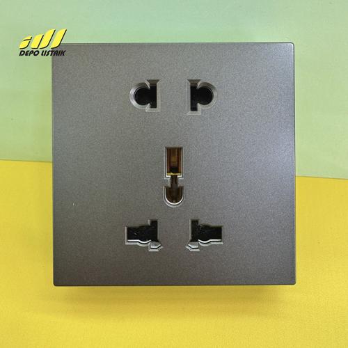 Jual Simon i7 Stop kontak universal + 2 pin socket / 701080 / 2 pin ...