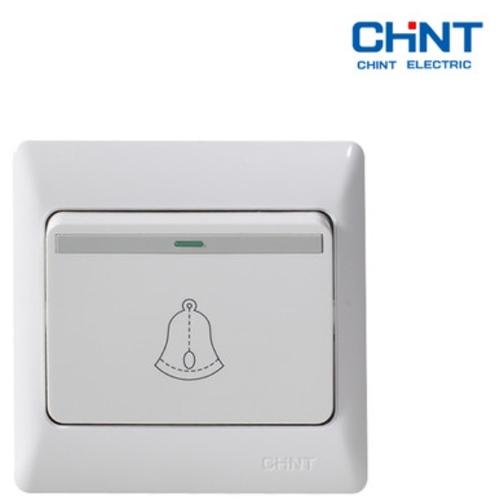 Jual Chint Saklar Bell NEW7G / 1Gang Door Bell Push Button Switch ...