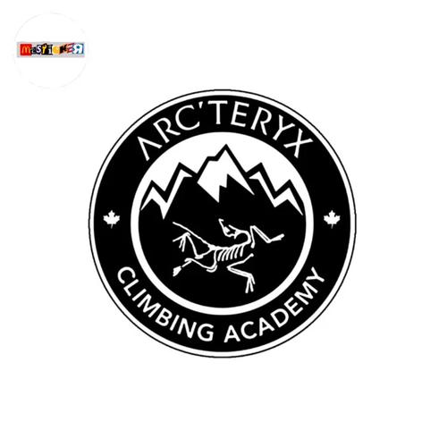 Jual sticker Arcteryx Climbing Academy logo rounded stiker outdoor ...