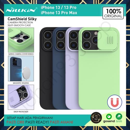 Jual NILLKIN Case iPhone 13 / Pro / Max CamShield Silky Silicone ...