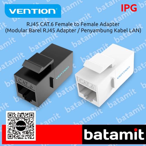 Jual VENTION IPG Barrel Konektor RJ45 Cat.6 Keystone Inline Coupler ...