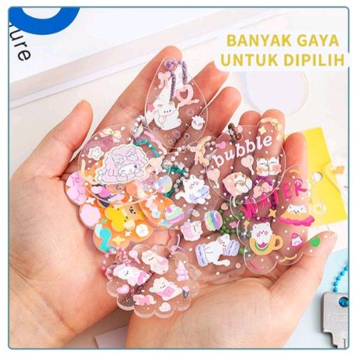 Jual Paket DIY Keychain Stikers / Keychain Asthetic / Gantungan Lucu ...