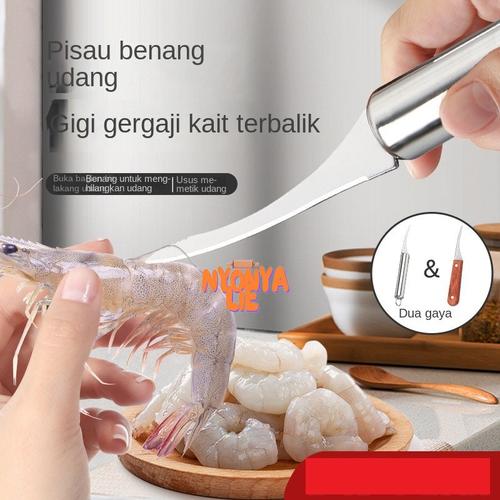 Jual PDU01 Pisau Dapur Pengupas Cutter Benang Kulit Udang Lobster ...