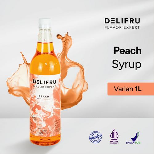 Promo Peach Syrup Delifru 1 Liter - Sirup Persik Premium - Jakarta ...