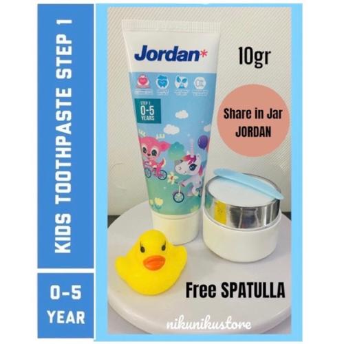 Jual JORDAN Pasta gigi Step 1 ORIGINAL 0-5th Share injar 10gr Jordan ...