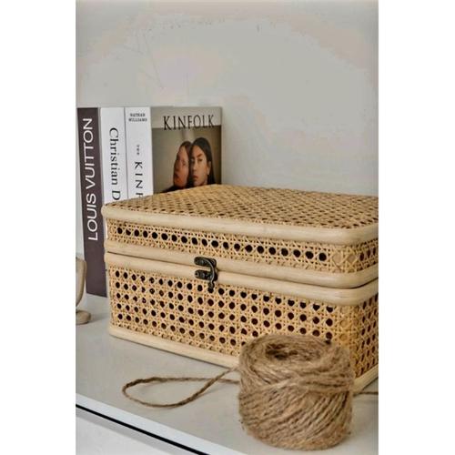 Promo box rotan / box rotan premium / Rattan box storage aesthetic ...