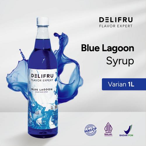 Promo Blue Curacao Syrup Delifru 1 Liter - Sirup Kurasao Biru Premium ...