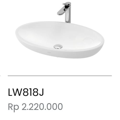 Jual WASTAFEL MERK TOTO TIPE LW818J WHITE - Kab. Bandung - HKJ Keramik ...