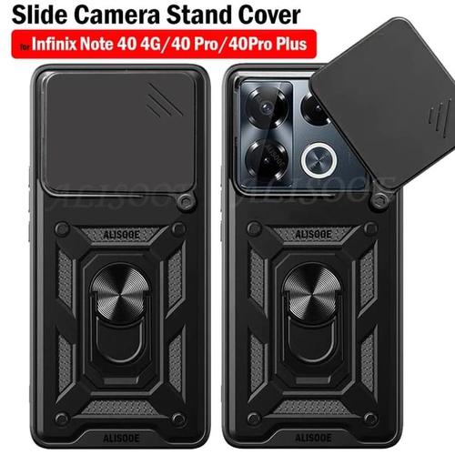 Jual CASING INFINIX NOTE 40 PRO PLUS 4G 5G SLIDER CAMERA STANDING RING ...
