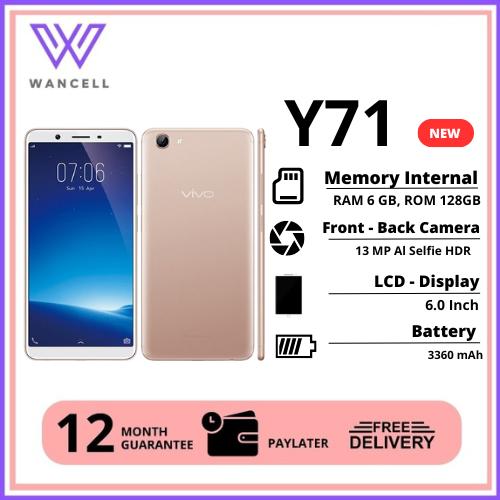 Jual HP VIVO Y71 RAM 6/128GB 4G Smartphone Android GARANSI 1 TAHUN ...