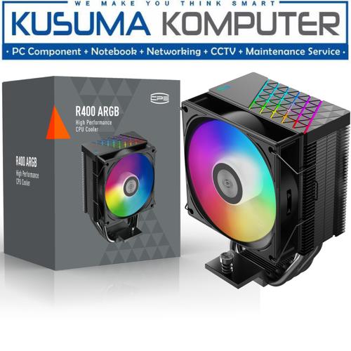 Jual PCCOOLER PC Cooler R400 ARGB Black CPU Cooler - Kab. Sleman ...