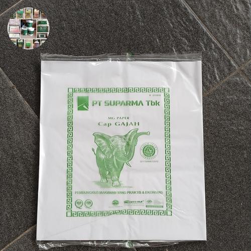Jual kertas nasi putih gajah (1 pack isi 100 lembar ) - Kota Bandung ...