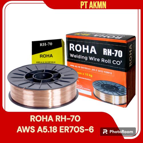 Jual KAWAT LAS MIG ROHA RH 70 0.8MM, AWS ER70S-6, 15KG/DUS - Jakarta Pusat - PT ARON KARYA ...