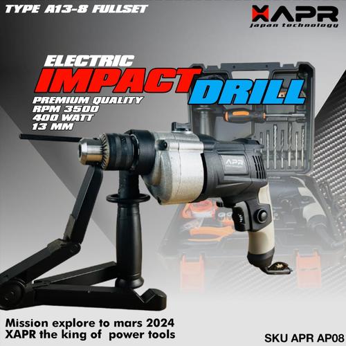 Jual BOSCH Bor 13mm Fullset Koper Impact Drill APR JAPAN A13-8 HEAVY ...