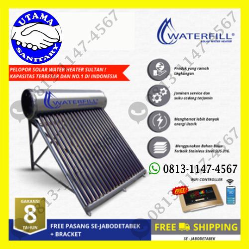 Jual Waterfill 200 Liter Pemanas Air Tenaga Matahari/ Solar Water Heater - Kota Depok - Utama ...