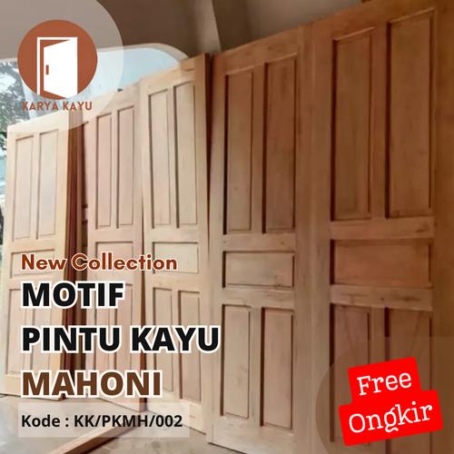 Jual Pintu Kayu Mahoni + Kusen Kokoh, Tahan Lama | Pintu Rumah, Pintu ...