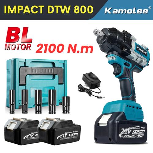 Jual Kamolee Electric Impact Wrench 2100 N.m | Mesin Bor Cordless | Dtw ...
