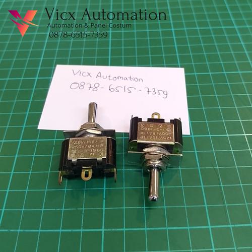 Jual Korea Toggle Switch 12mm 125V/15A/1P/250V/8A/1P On Off WJT-3315 ...