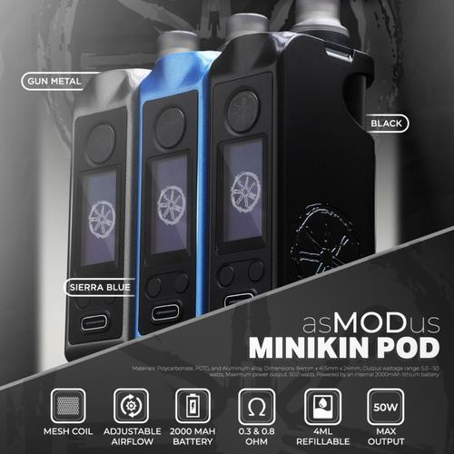 Jual Asmodus Minikin 50W 2000mAh Pod Kit Authentic by Asmodus / Minikin ...