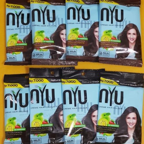 Jual NYU Creme Hair Color Kemasan SACHET | Pewarna Rambut | Cat Rambut ...