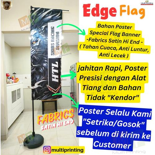 Promo Flag Banner-Flag Banner Edge-Flying Banner Edge-Edge Flag-Beach ...