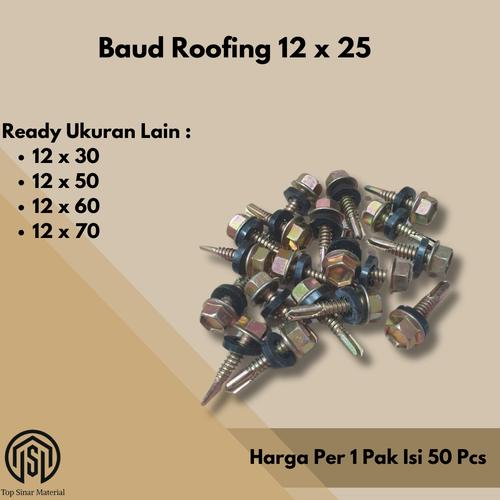 Jual Baut Baja Ringan / Baud Drilling / Sekrup Roofing 12 x 25 Per ...