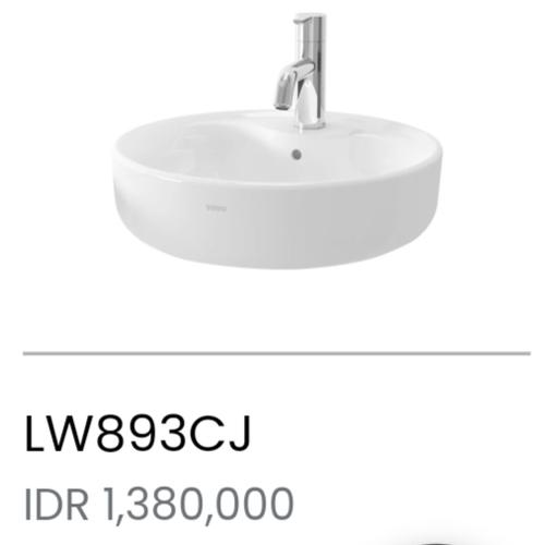 Jual WASTAFEL MERK TOTO TIPE LW893CJ WHITE - Kota Cimahi - HKJ Keramik ...
