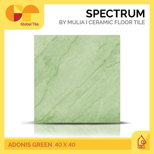 Jual KERAMIK MULIA SPECTRUM 40 X 40 ADONIS GREEN / KERAMIK LANTAI MURAH ...