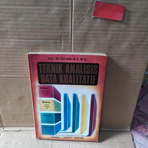 Jual BUKU TEKNIK ANALISIS DATA KUALITATIF - Jakarta Timur - Milanbook ...