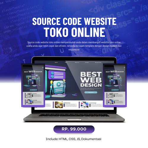Promo Source Code Website Toko Online - Creto - Kota Bekasi - Purple Place Store | Tokopedia