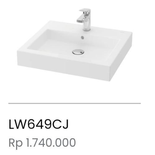 Jual WASTAFEL MERK TOTO TIPE LW649CJ WHITE - Kab. Bandung - HKJ Keramik ...