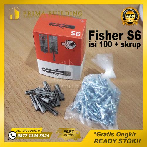 Jual Fisher s6 isi 100 + Skrup / Fiscer s 6 / Fiser - Kota Tangerang ...