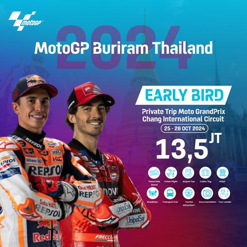 Jual Private Trip Thailand Moto GrandPrix Chang International Circuit, Buriram 2024 - Kota ...