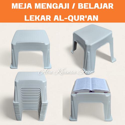 Jual MEJA NGAJI PLASTIK PUTIH LEKAR PLASTIK MEJA MENGAJI MEJA BELAJAR ...