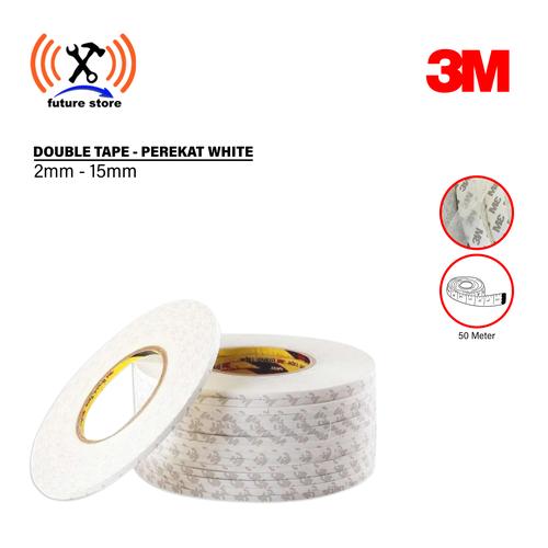 Promo 3M Double tape Putih Transparan Perekat double side tape Lem LCD ...